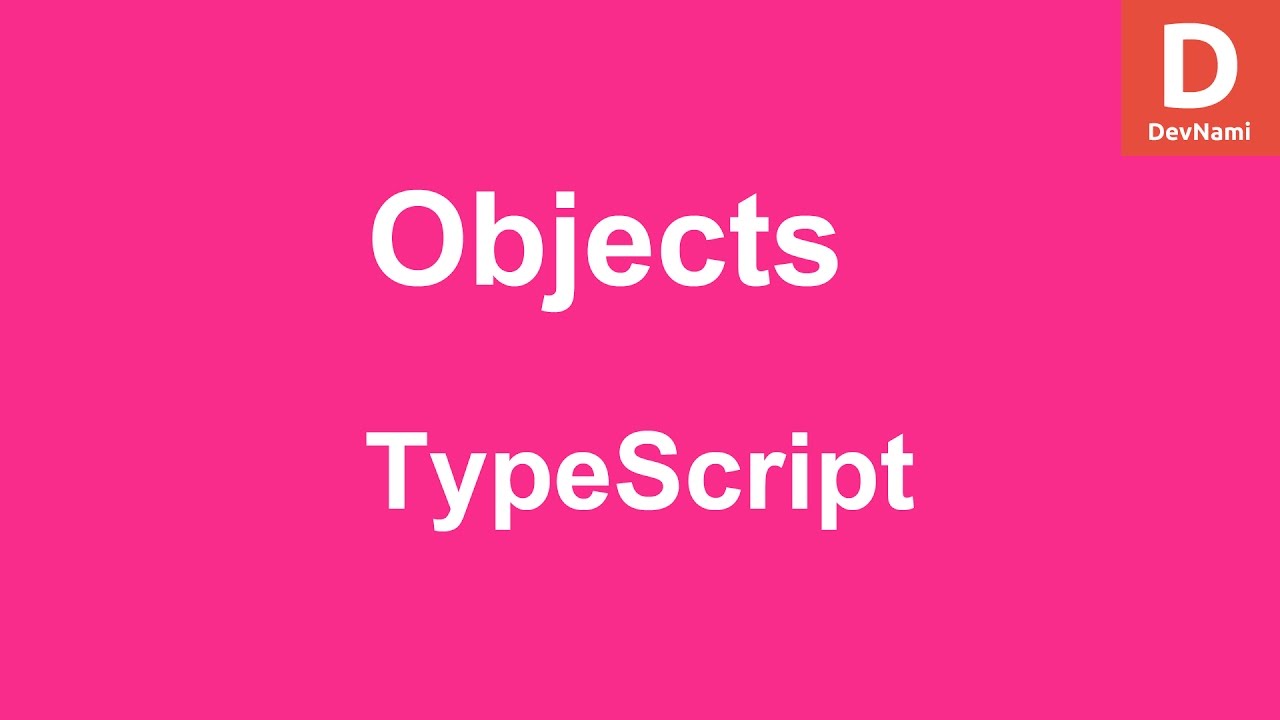 Typescript Objects Youtube
