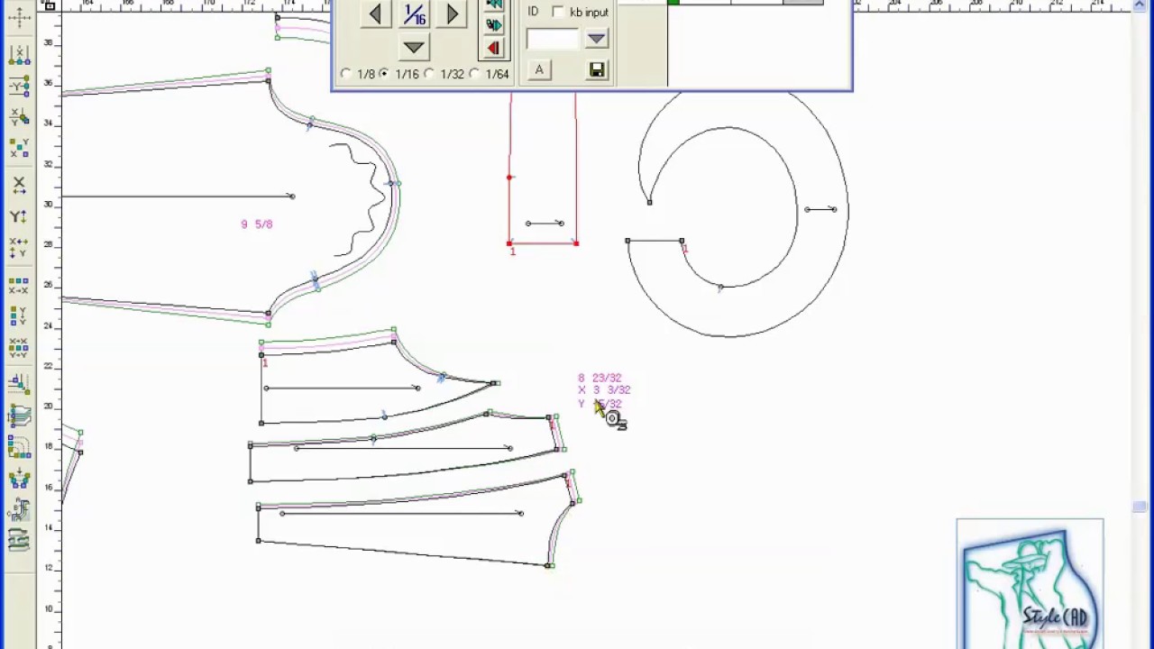 Style Cad Grading Tutorial 5 Youtube