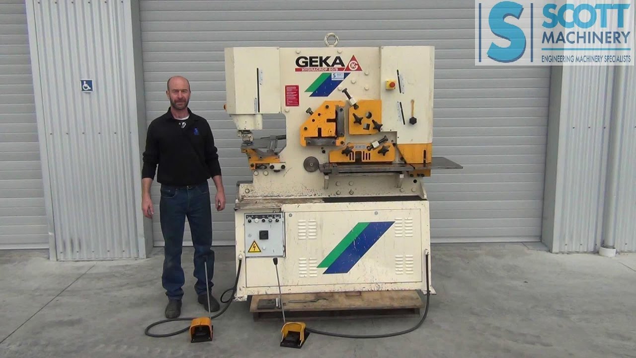 Geka Hydracrop 80s Hydraulic Punch Shear Youtube