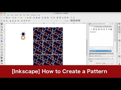 Inkscape How To Create A Pattern Youtube