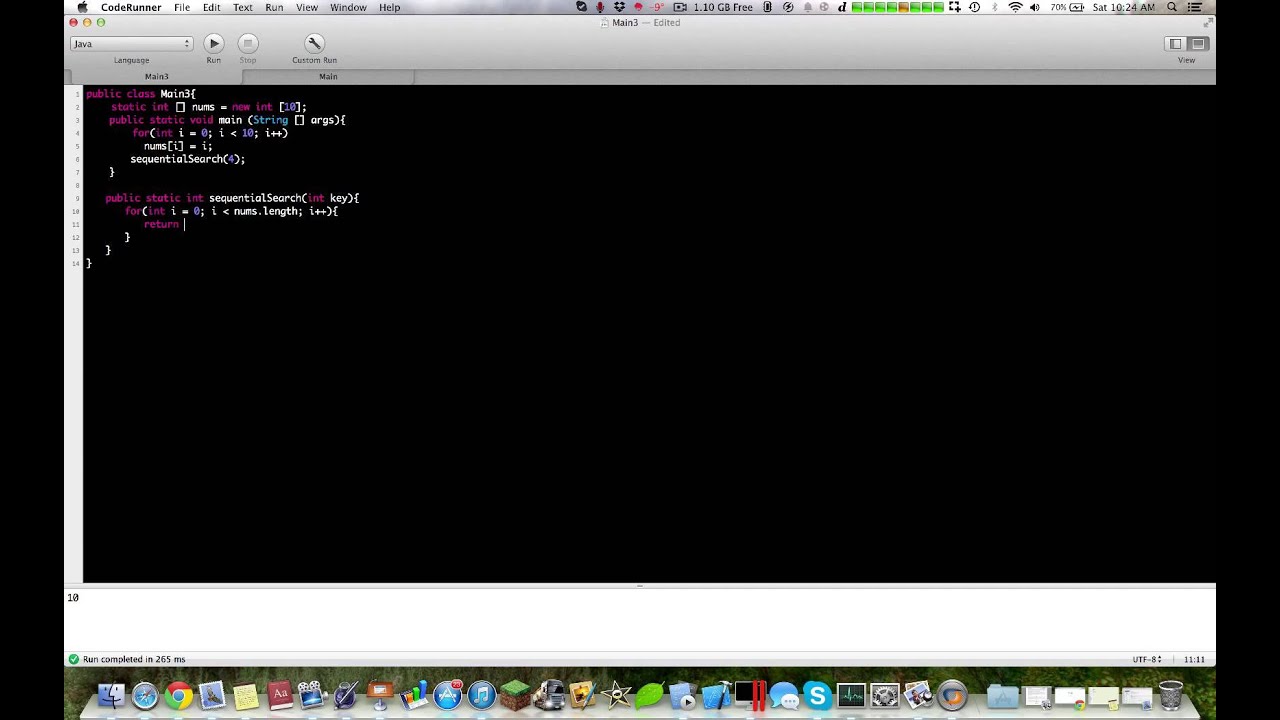 Java Tutorial Sequential Search Youtube
