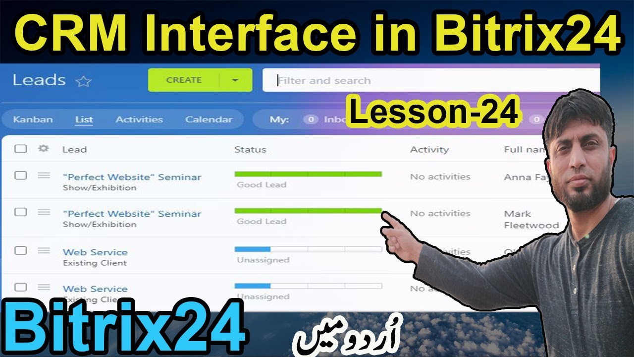 Crm Interface In Bitrix Bitrix24 Lesson 24 Youtube