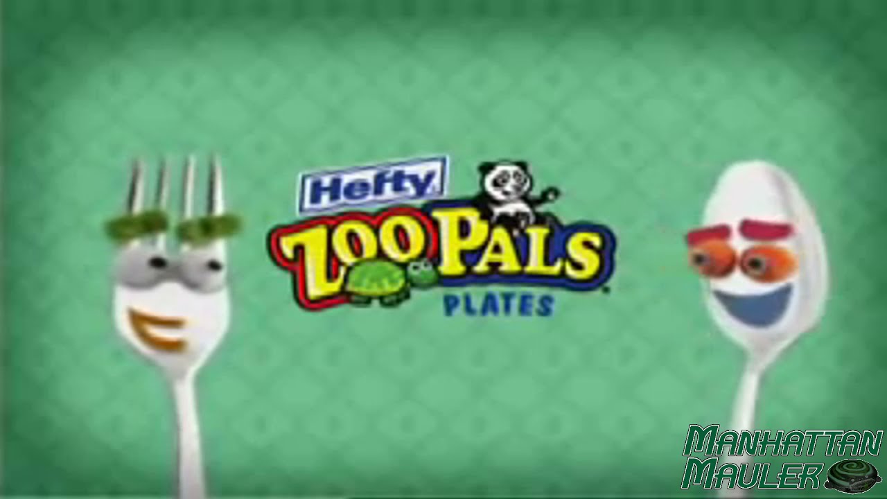 Hefty Zoo Pals Plates Commercial Edited Youtube