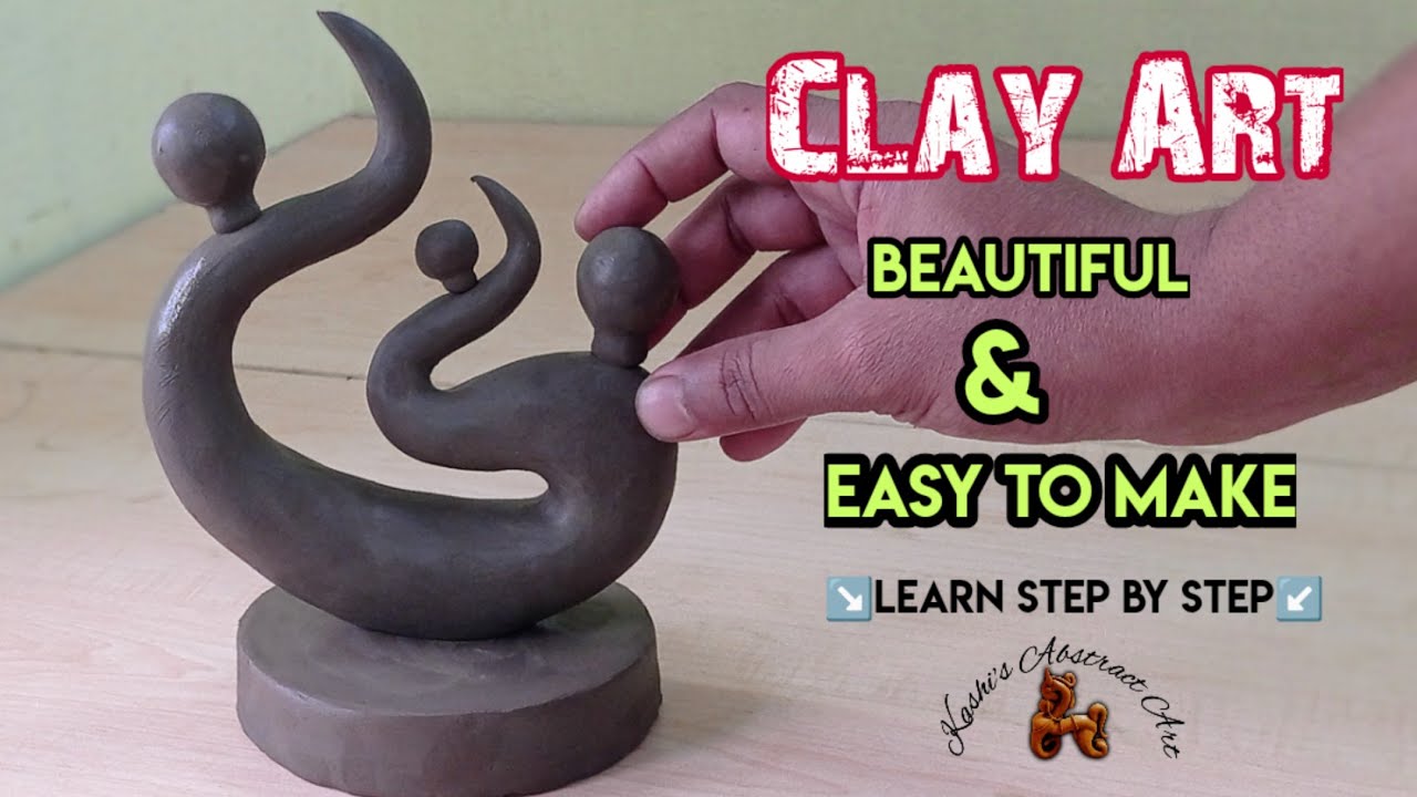 How To Make Mesmerizing Abstract Clay Art With Ease Youtube