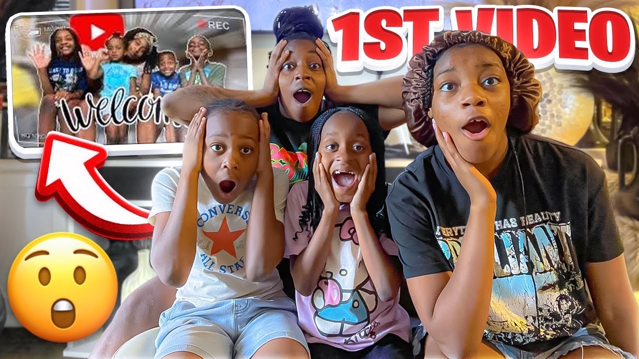 Reacting To Our First Ever Youtube Video Emotional Youtube