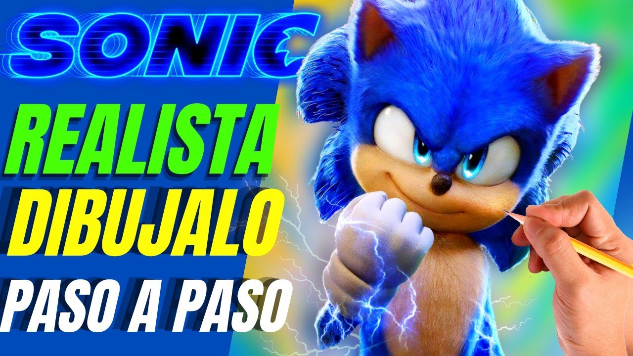 Cómo Dibujar El Sonic De La Película Jsefue