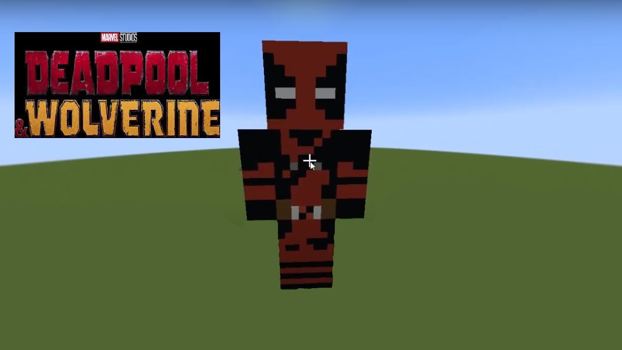 How To Build Deadpool From Deadpool And Wolverine In Minecraft Youtube