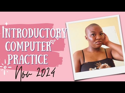 Introductory Computer Practice N4 Theory Nov 2024 Youtube