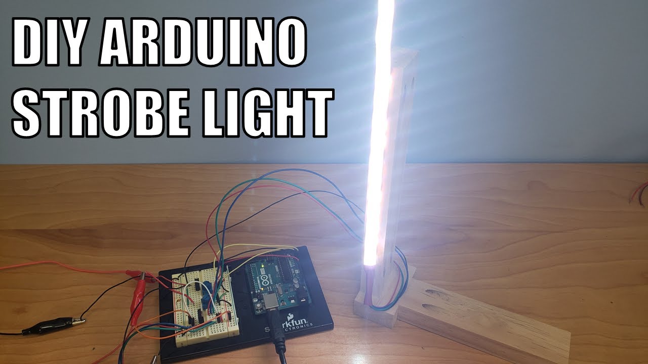 Diy Arduino Strobe Light Science Project Youtube