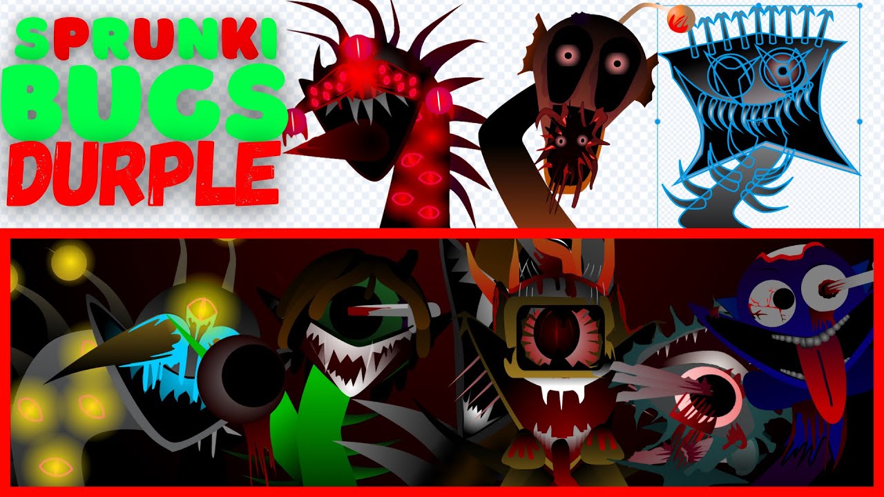 How To Make A Bug Tutorial Sprunki Phase 3 But Durple 17 Phases