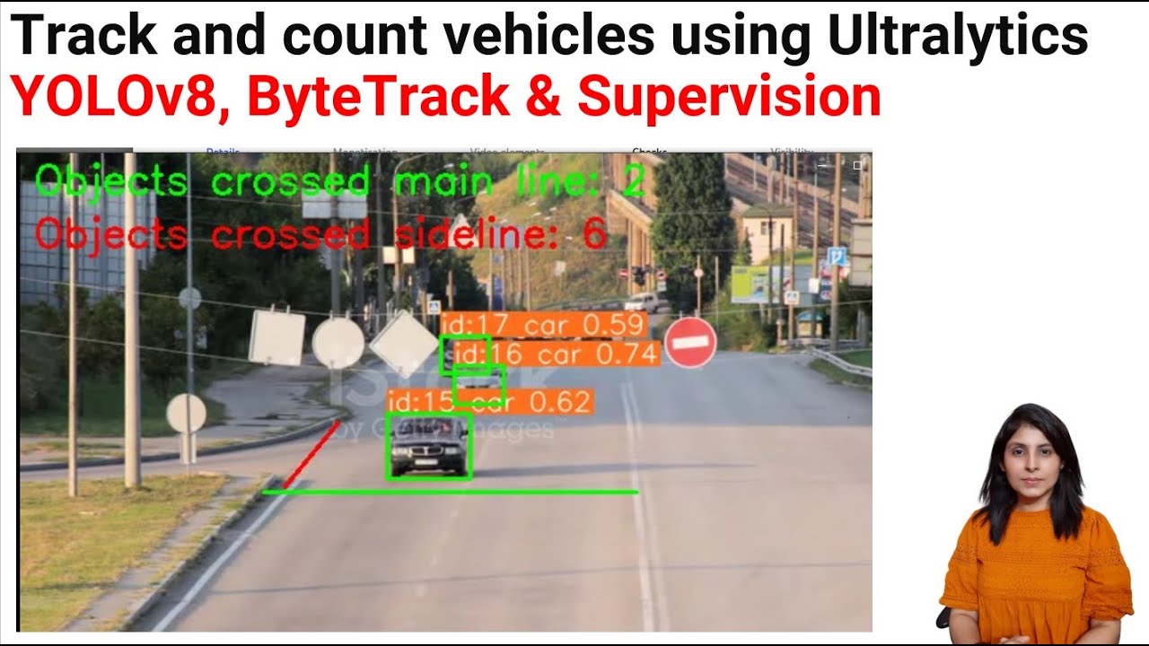 Tracking And Counting Vehicles Using Ultralytics Yolov8 Bytetrack