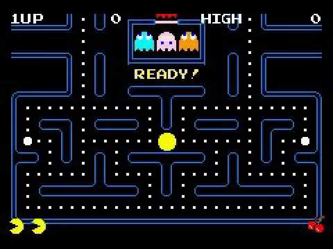 Pacman Gameplay 1 Beginner S Luck Youtube