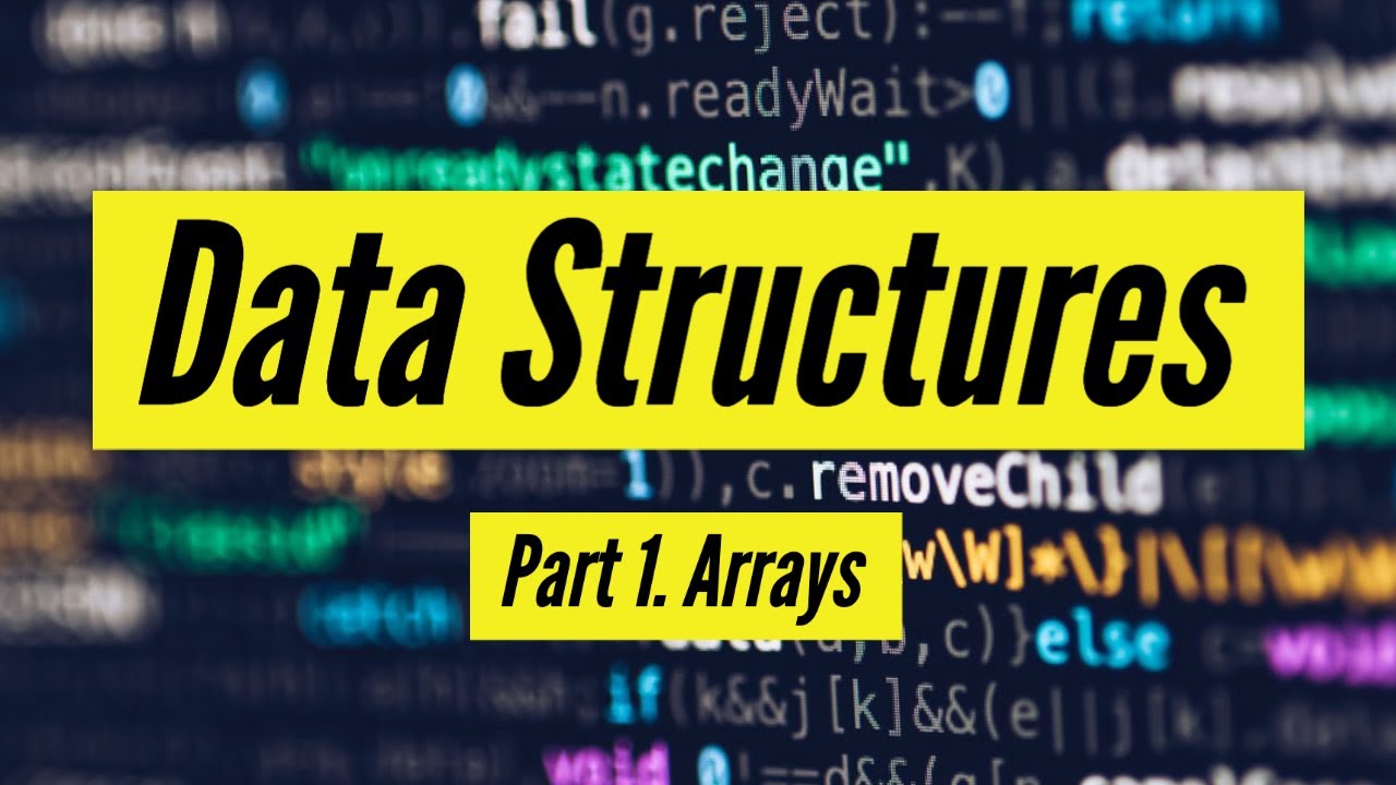 Data Structures In Javascript Arrays Youtube