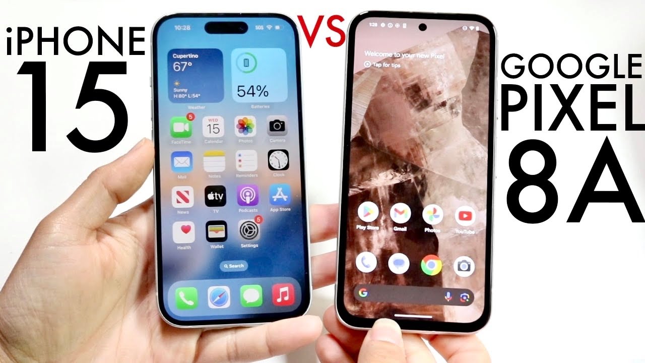 Google Pixel 8a Vs Iphone 15 Comparison Review Youtube