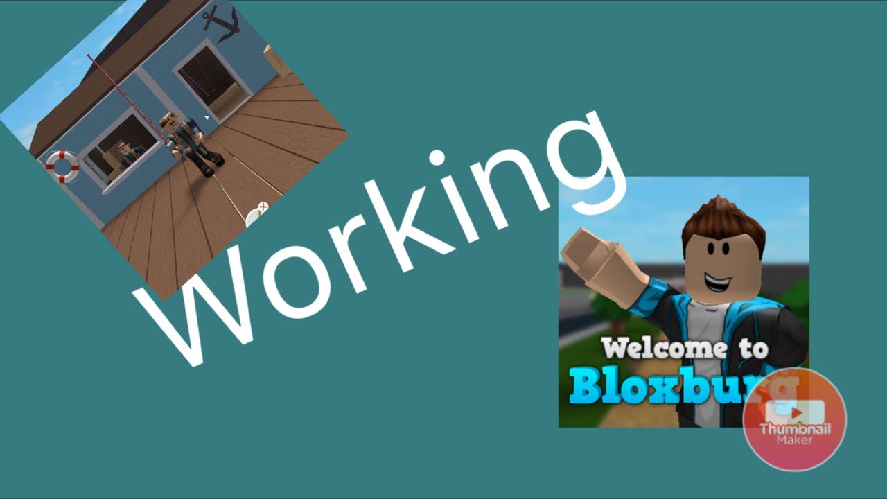 Working In Bloxburg Youtube