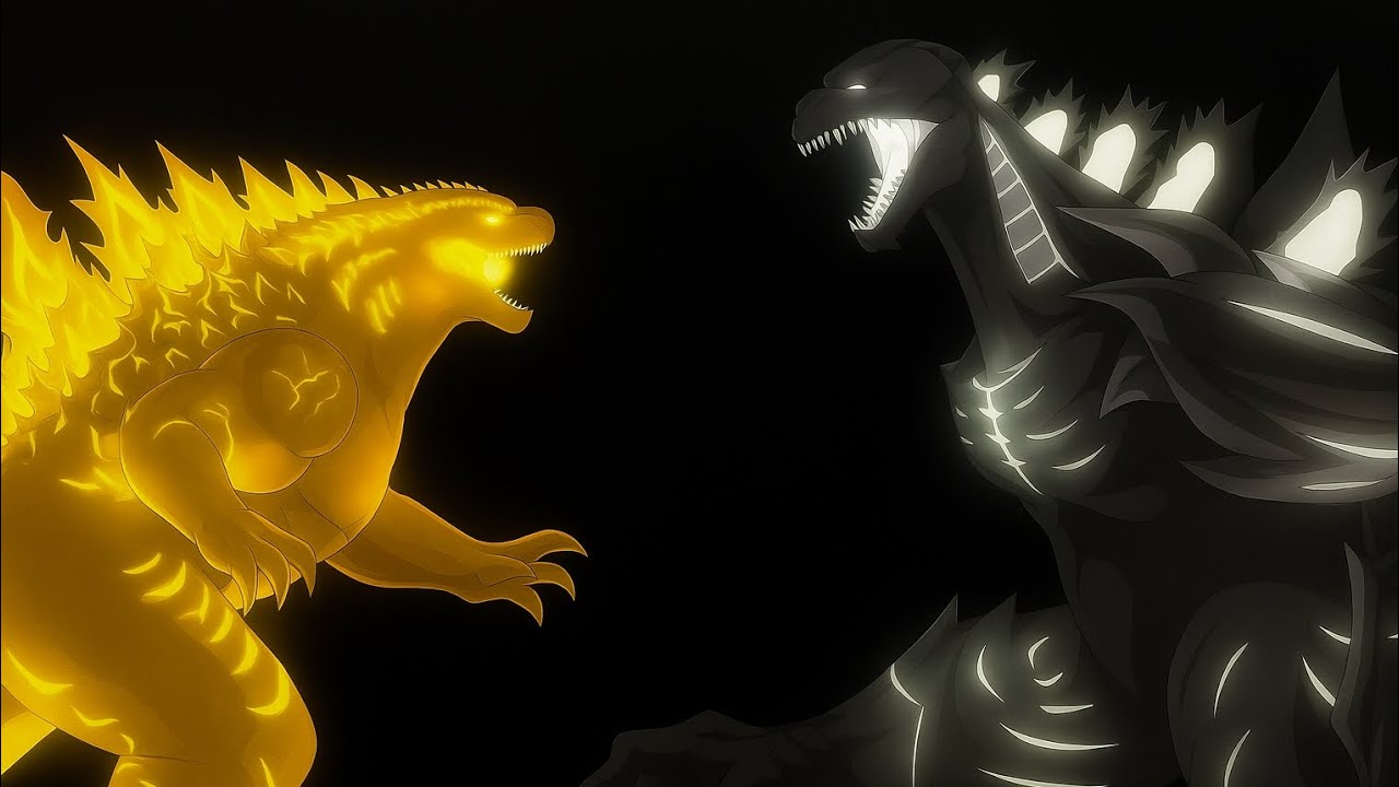 Kaijus Reagindo Thermo Evolved Godzilla Vs Hakaishin Godzilla Final