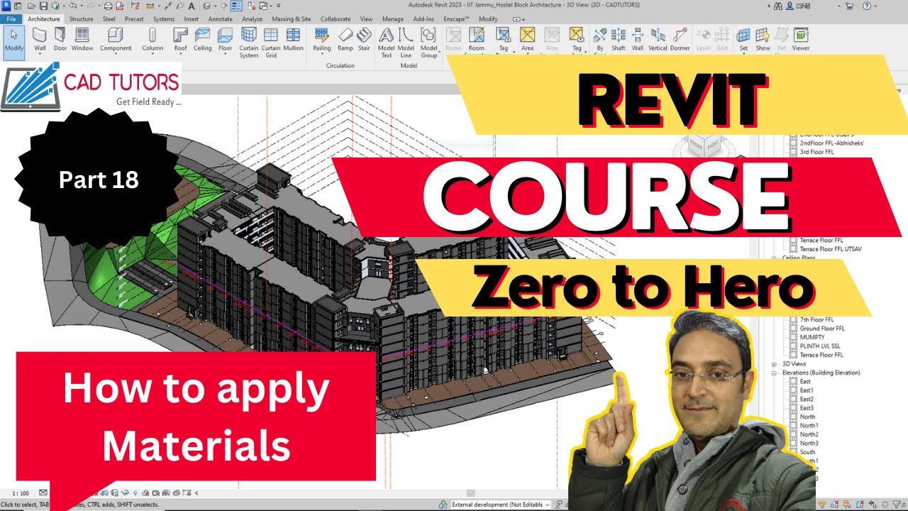 How To Apply Materials In Revit Step By Step Tutorial Revit From