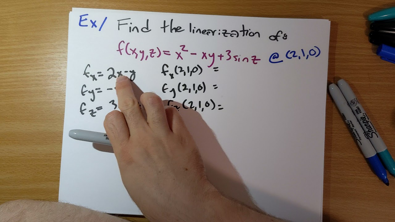 Three Variable Linearization Youtube
