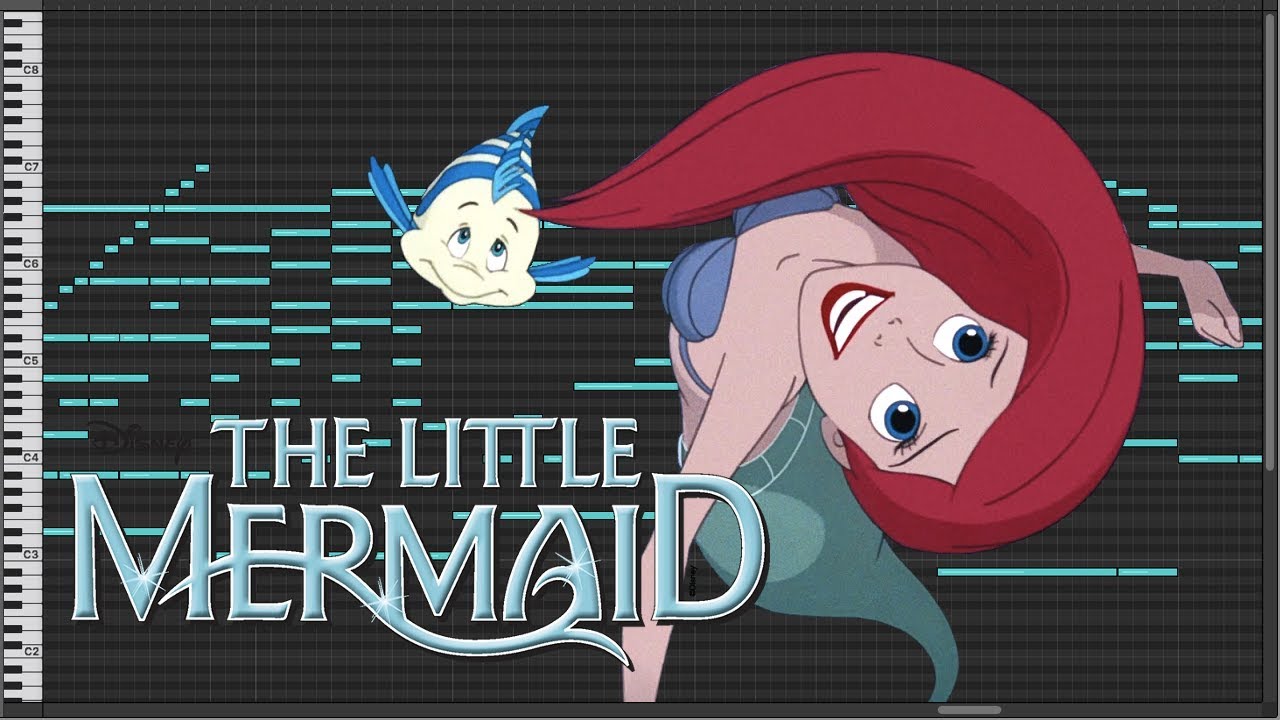 Part Of Your World The Little Mermaid Music Box Midi Youtube