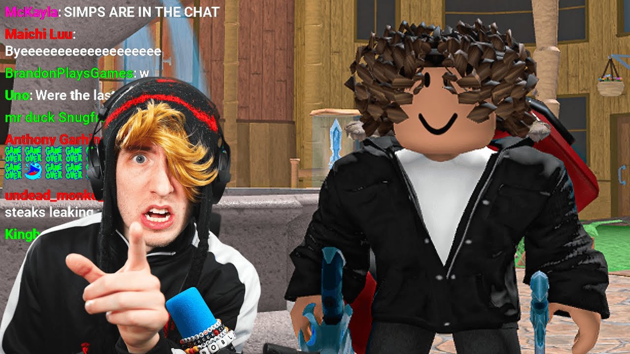 Kreekcraft Rages At Roblox Hacker Youtube