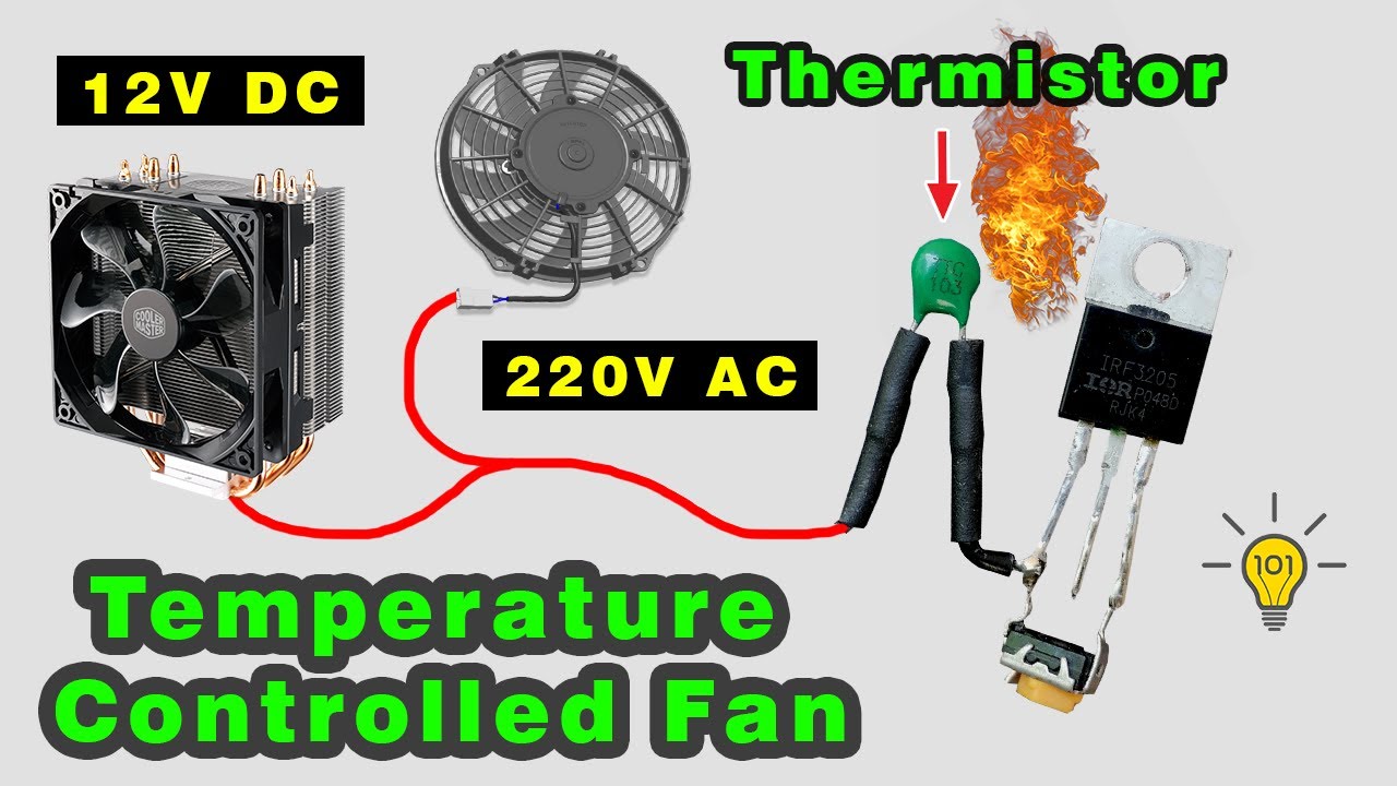 Temperature Controlled Fan Using 555 40 Off