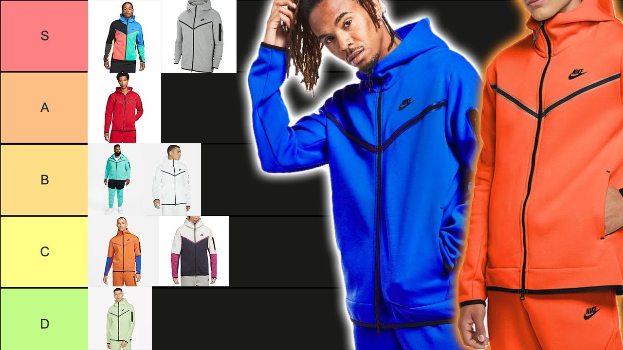 The Best Nike Tech Fleece Colorways Tier List Youtube