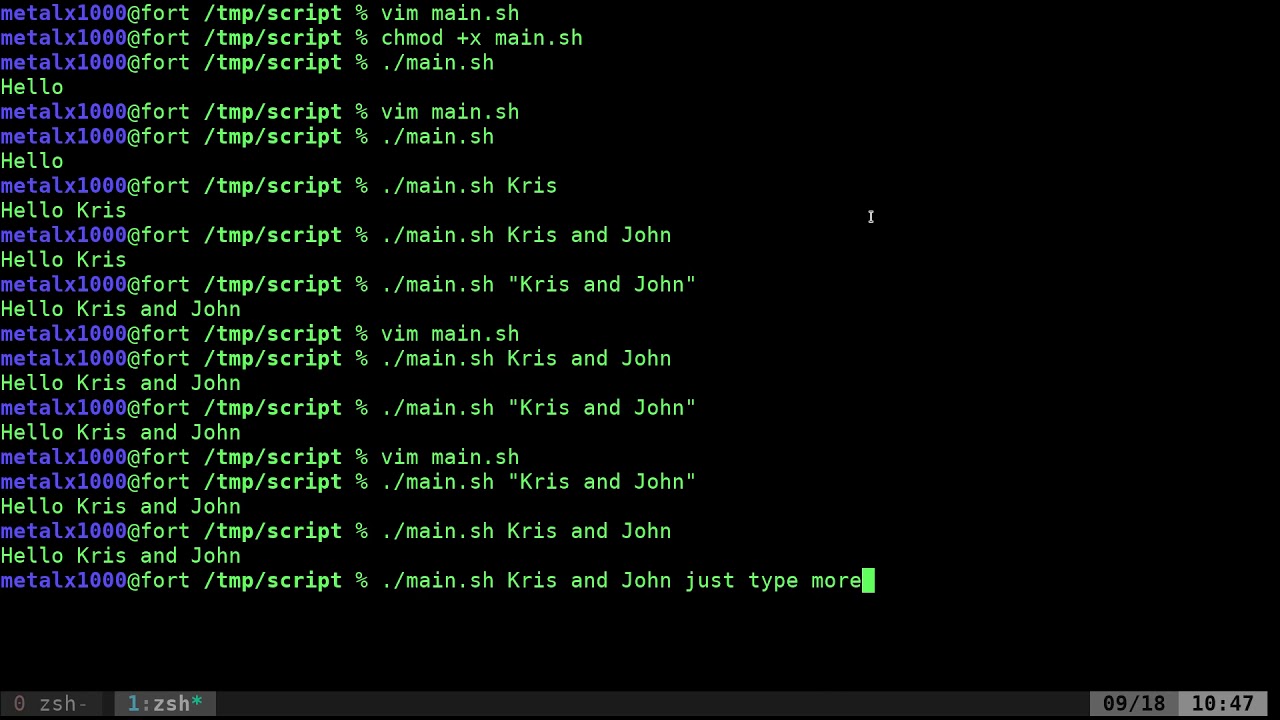 Command Arguments Linux Shell Programming Bash Tutorial Youtube