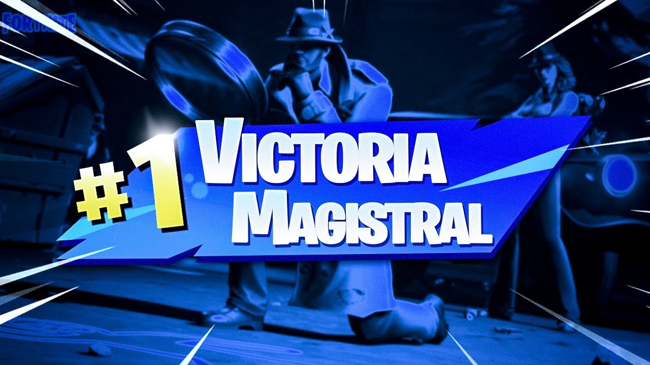 Cartel Editable Victoria Magistral L Fortnite Battle Royale L
