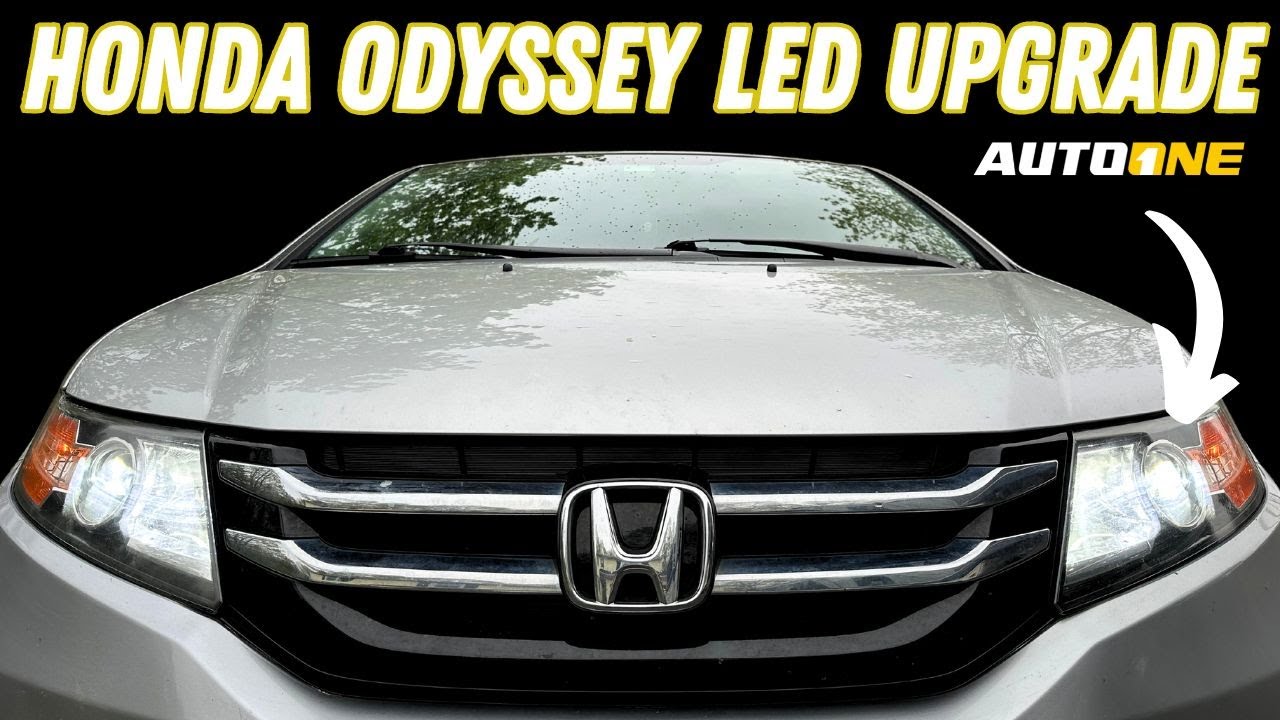 Honda Odyssey Led Headlight Upgrade Autoone Youtube