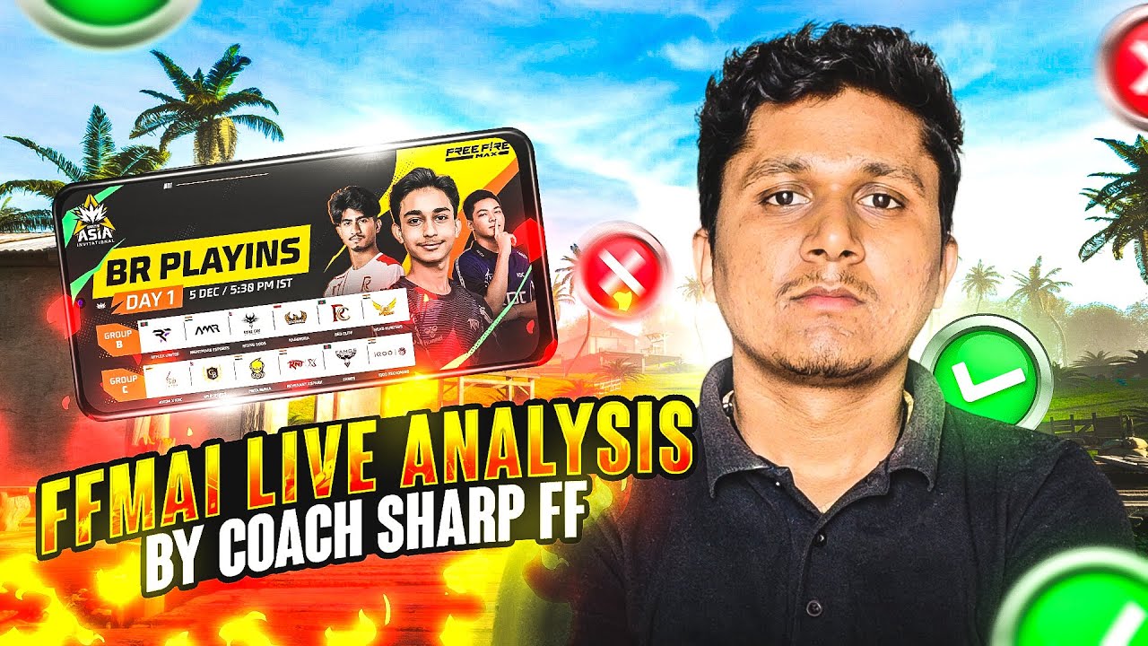 Hi Ffmai 2025 Week 1 Day 1 Live Analysis By Coach Sharp Ff Youtube