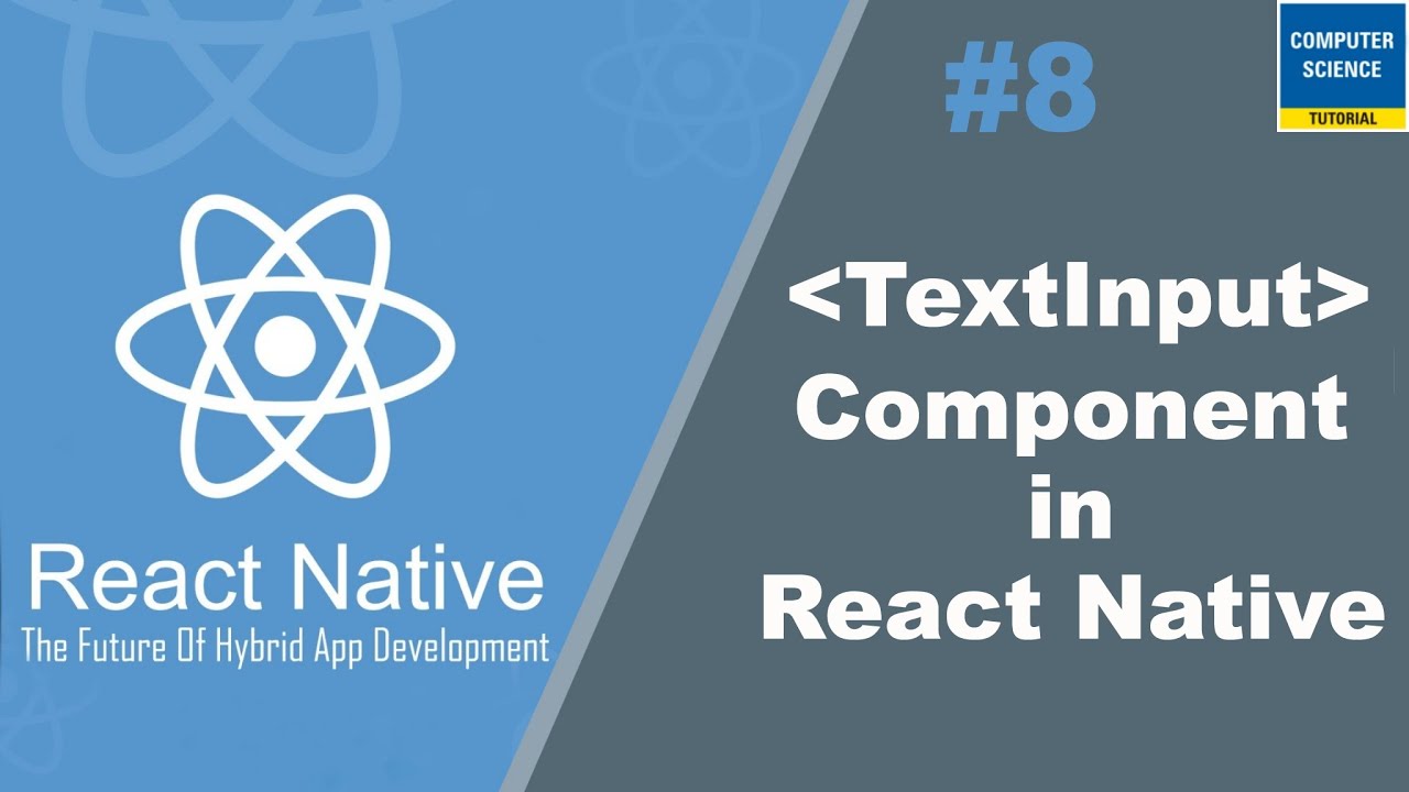 Textinput Component In React Native Youtube