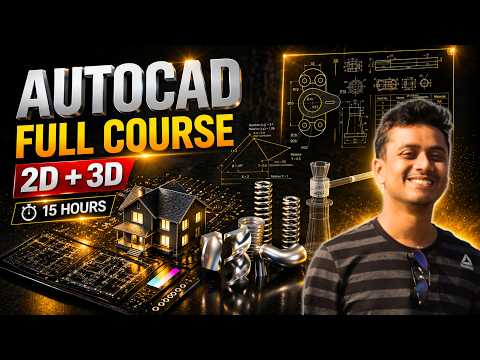 Autocad Complete 2d 3d Tutorial For Beginners Autocad 2026 Tutorial