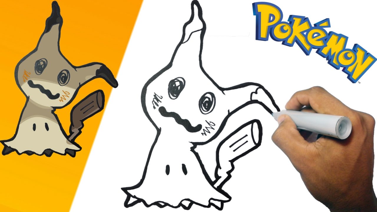 Como Dibujar A Mimikyu Paso A Paso How To Draw Mimikyu Step By Step