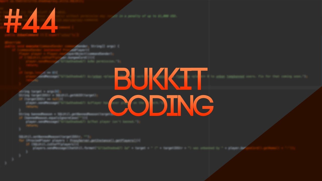 Bukkit Coding Episode 44 Vanish Youtube