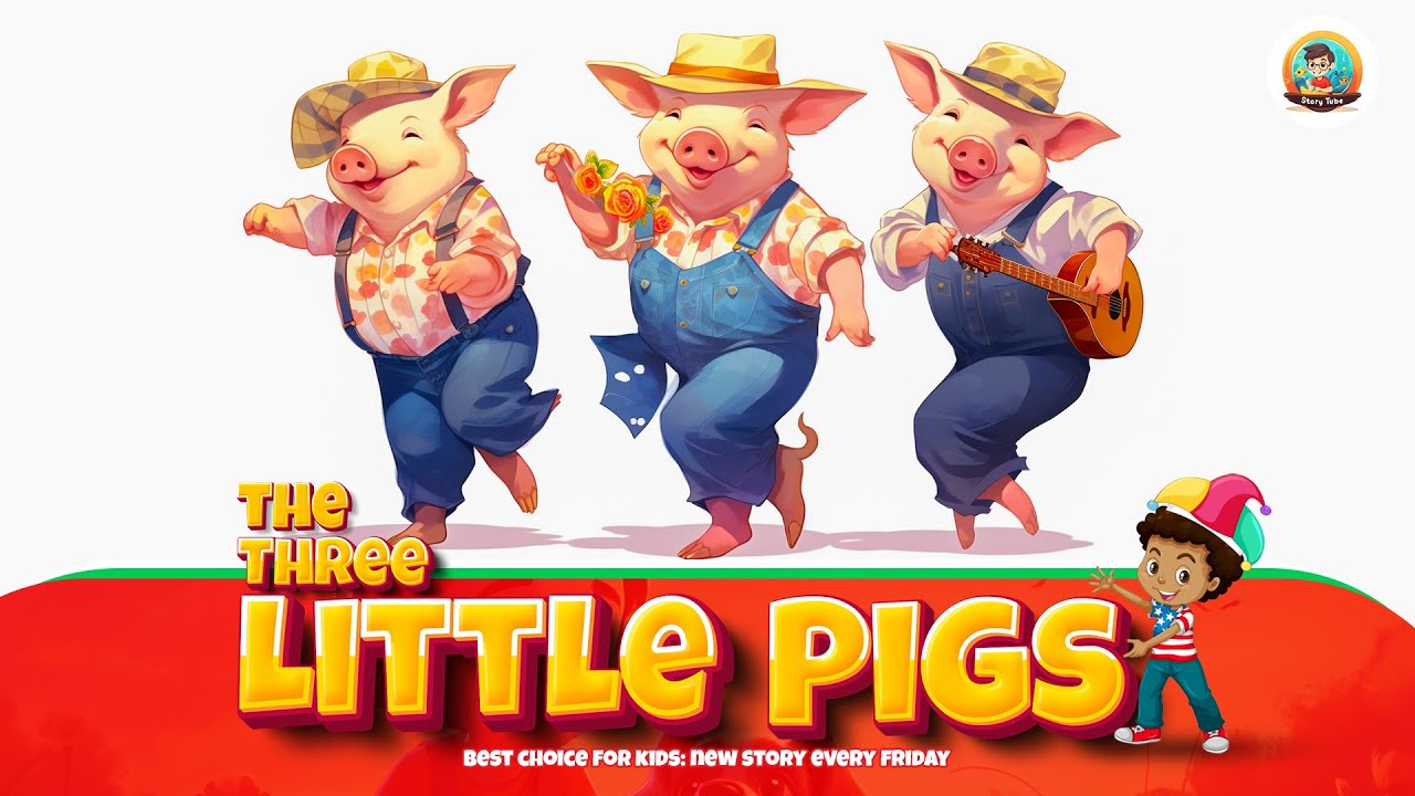 Three Little Pigs Animated Fairy Tales For Kids Youtube