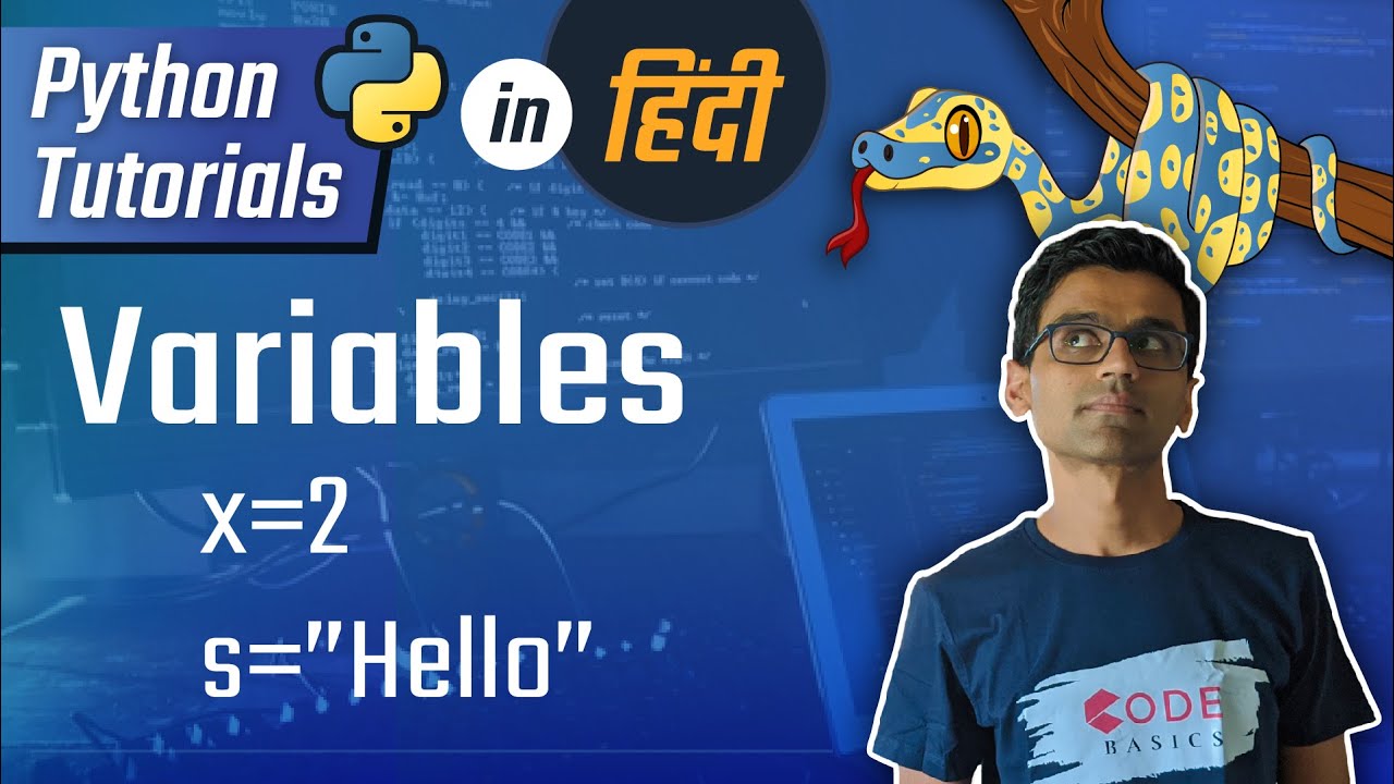 Python Hindi Tutorial 3 Variables Youtube
