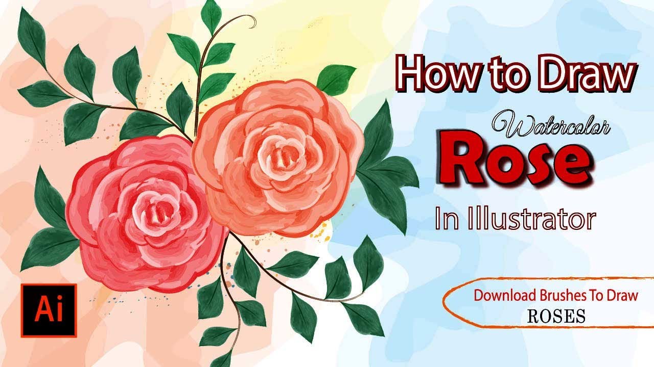 How To Draw Rose In Illustrator