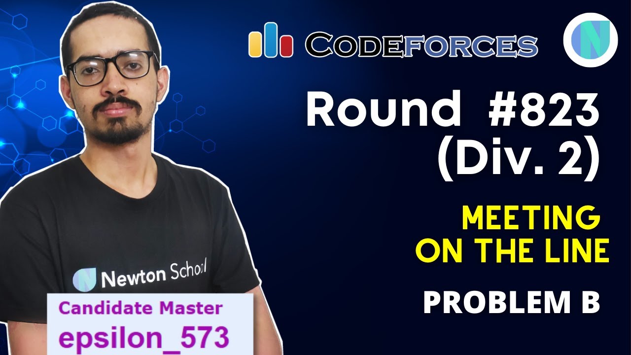 Meeting On The Line Codeforces Round 823 Div2 Problem B Youtube