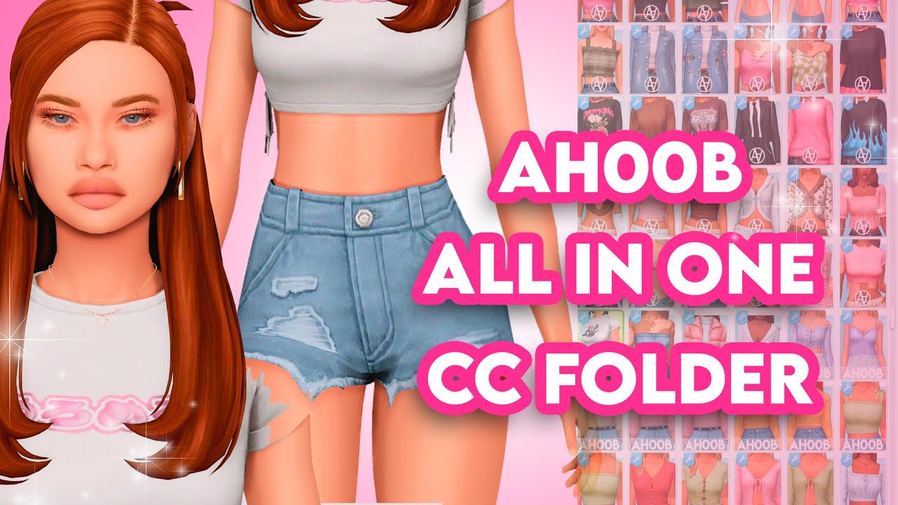 Sims 4 Ah00b All In One Cc Folder 3 91gb Youtube