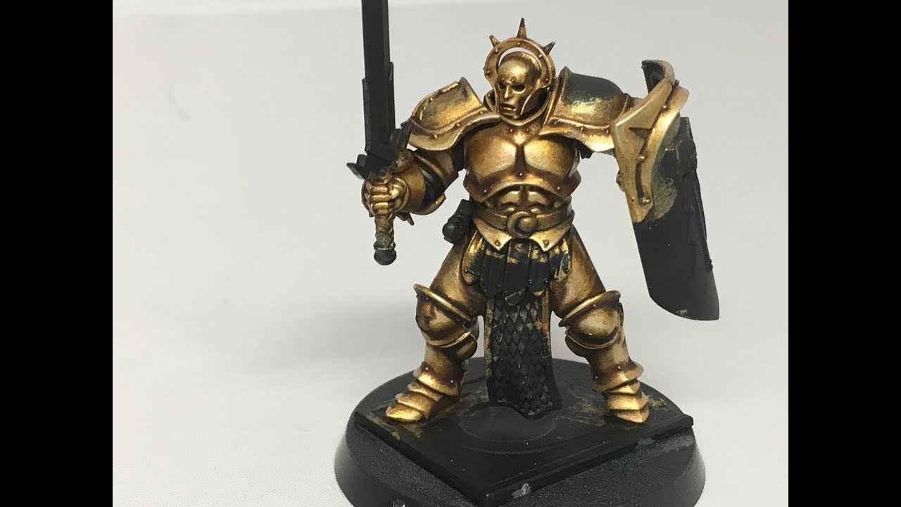 How To Paint Gold Armour Youtube