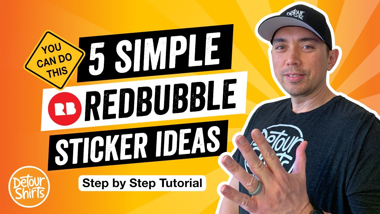 5 Easy Redbubble Sticker Designs That You Can Scale Step By Step