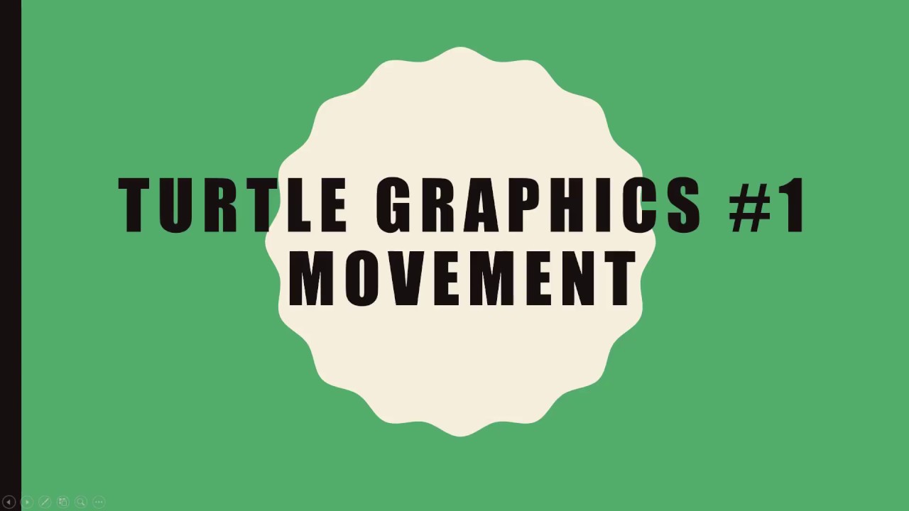 Python Turtle Graphics Lesson 1 Movement Youtube