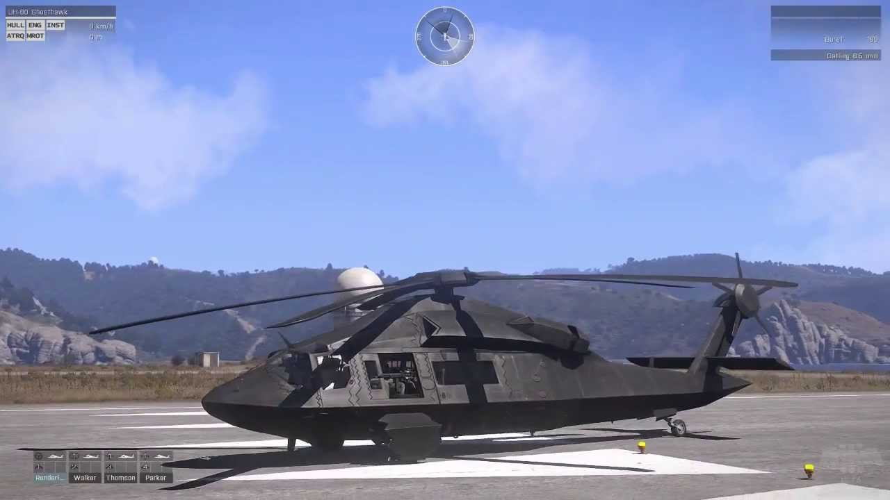 Arma 3 Beta Uh 80 Ghosthawk Youtube