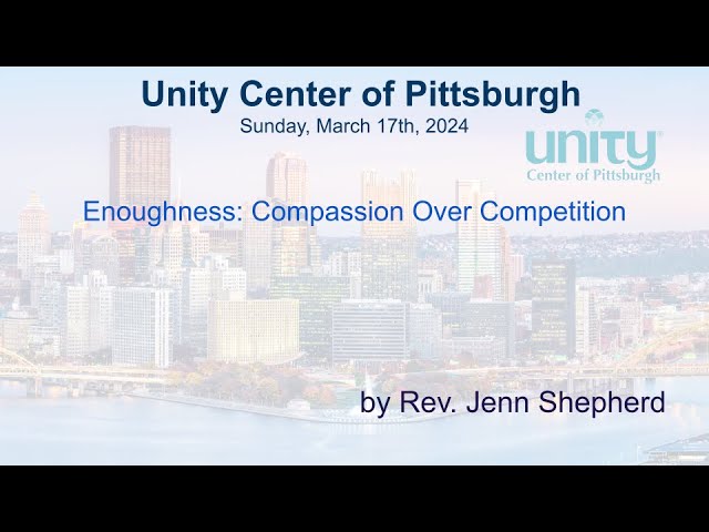 Replay Learn To Embrace Enoughness By Rev Jenn Shepherd Unity Of