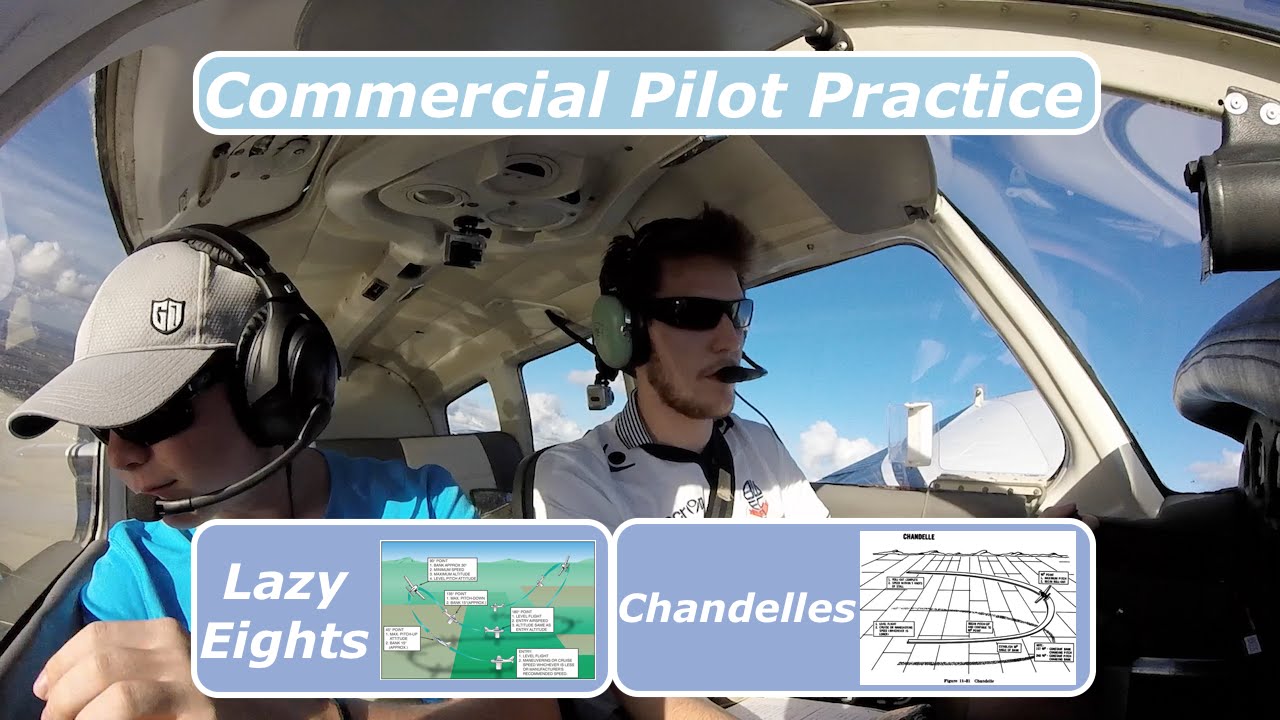 Commercial Pilot Practice Lazy Eights And Chandelles Pa28 Atc Audio