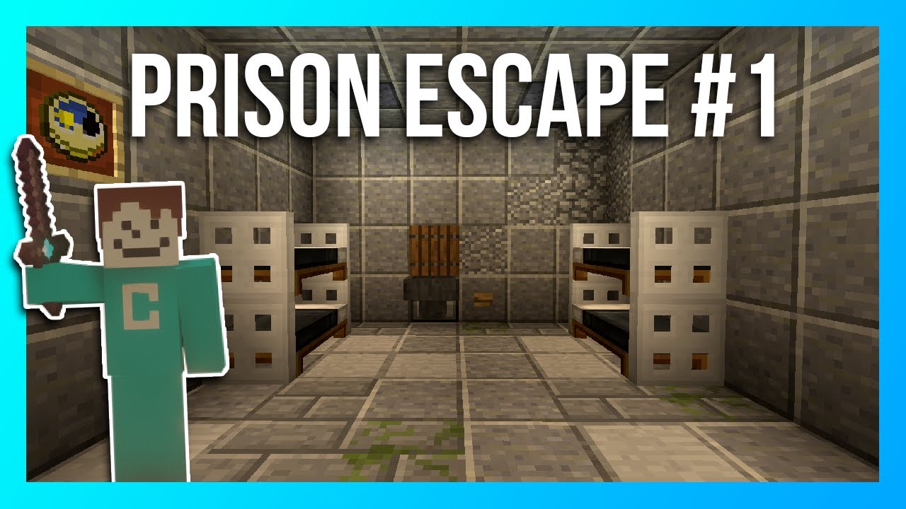 Escaping Prison Frrinz S Minecraft Prison Escape Map 1 Youtube