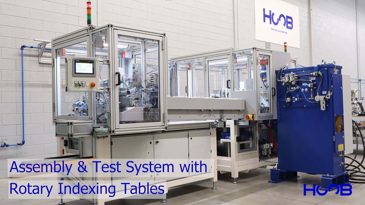 Assembly Test System With Rotary Indexing Tables Youtube