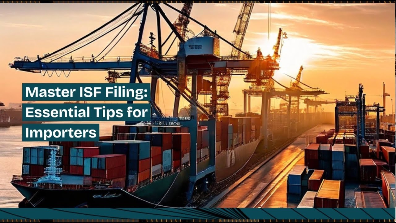 Master Isf Filing Essential Tips For Importers Youtube
