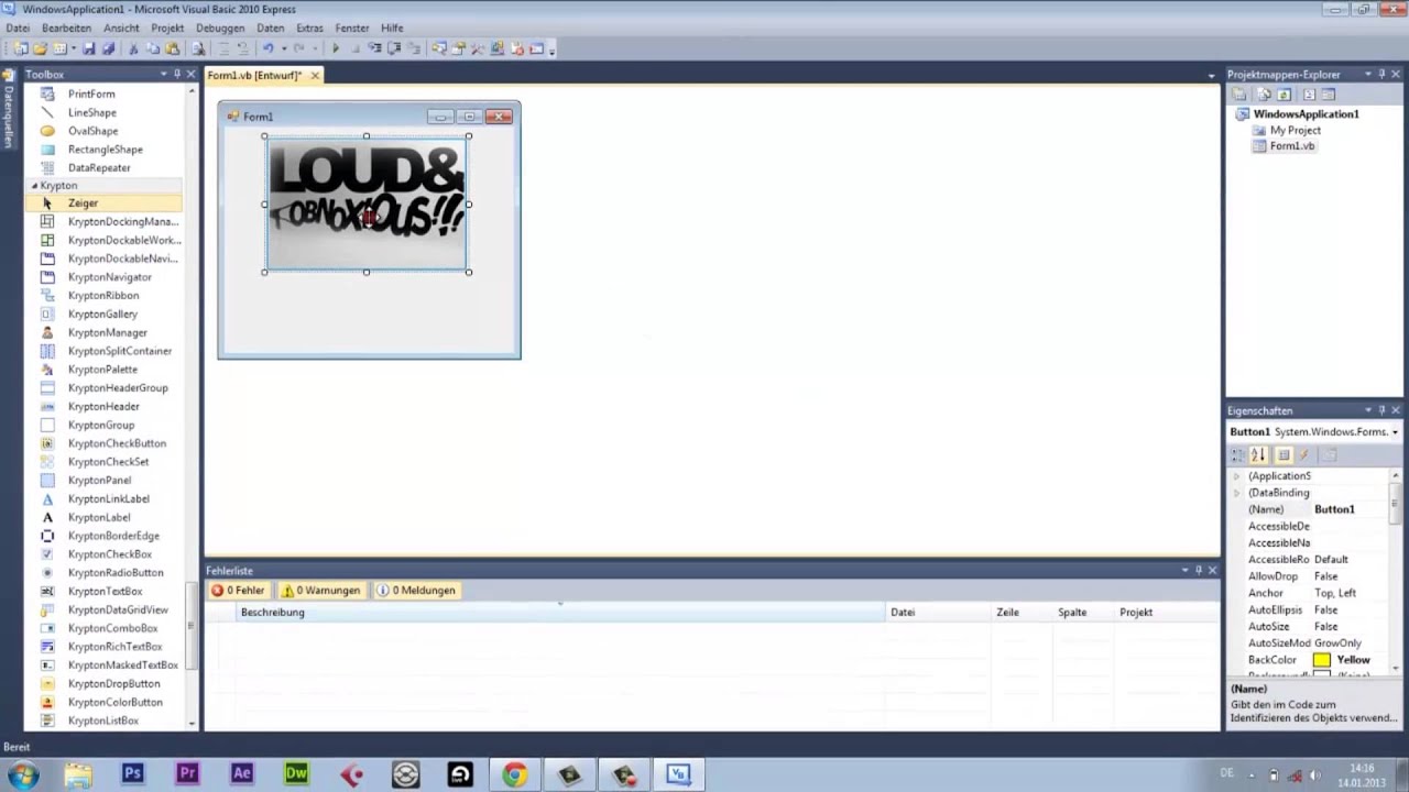 Visual Basic Button Tutorial Youtube