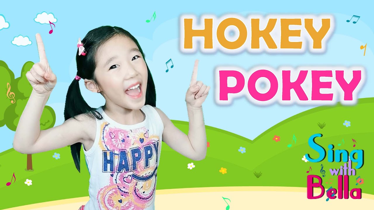 Hokey Pokey With Lyrics Kids Dance Song Action Song By Sing With